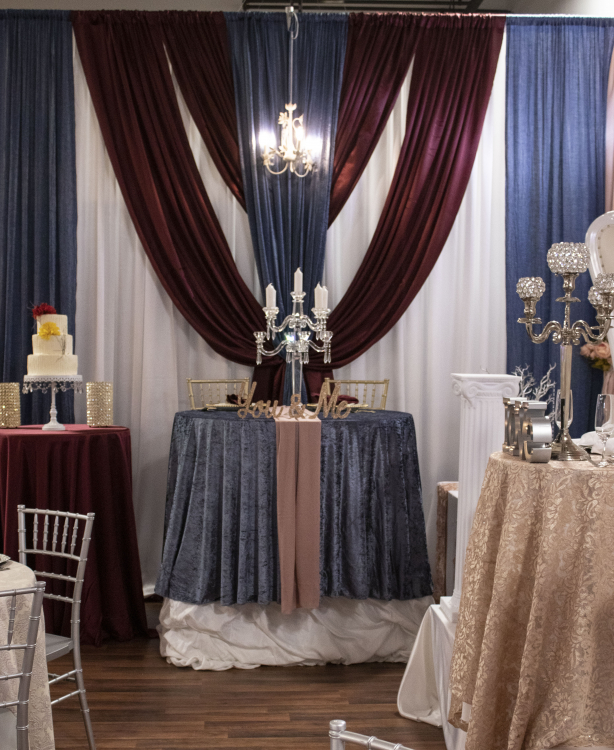1908 Custom Backdrop - A & S Party Rental Cincinnati