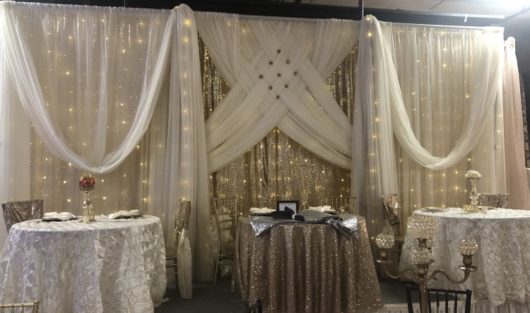 2101 Custom Backdrop - A&S Party Rental Dayton OH