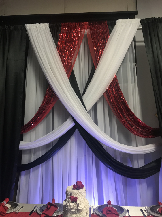 Custom Backdrop 2 - A&S Party Rental Lexington, KY