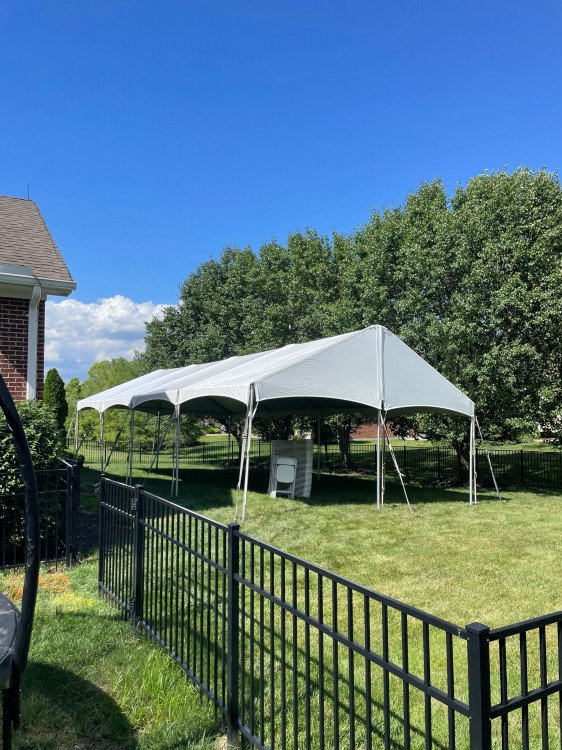 20'x40' Gable End Frame Tent (Add Del) - A & S Party Rental And More